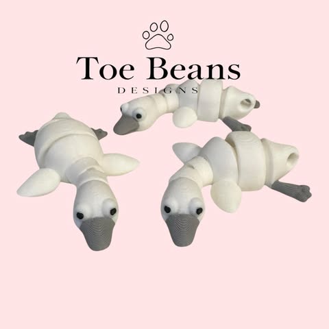 Articulated Silly Goose Fidget Toy – Toe Beans Designs